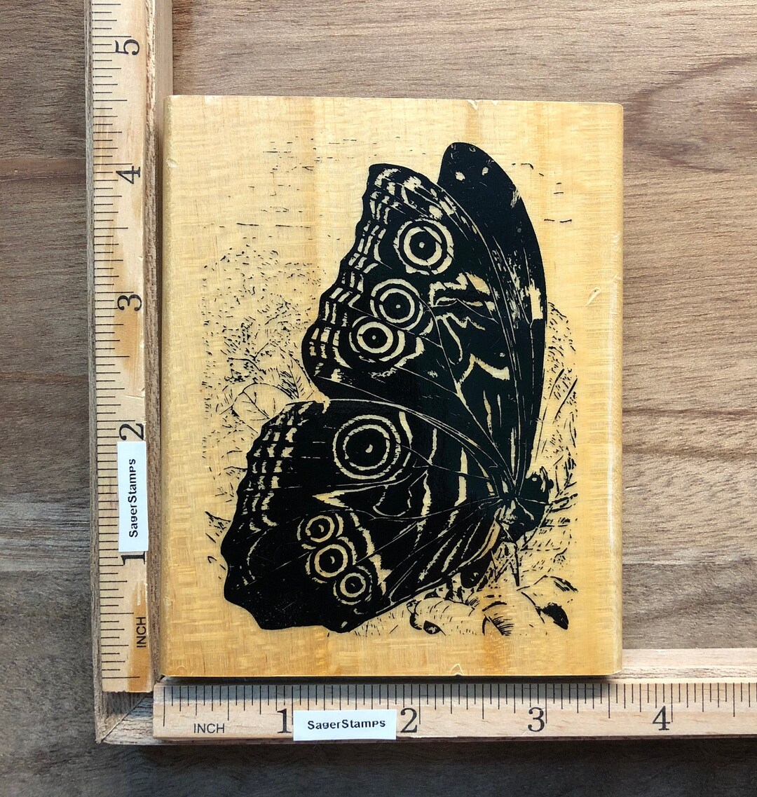 Rubber Stamp - Large Butterfly by Anita's - Butterfly Image for ...