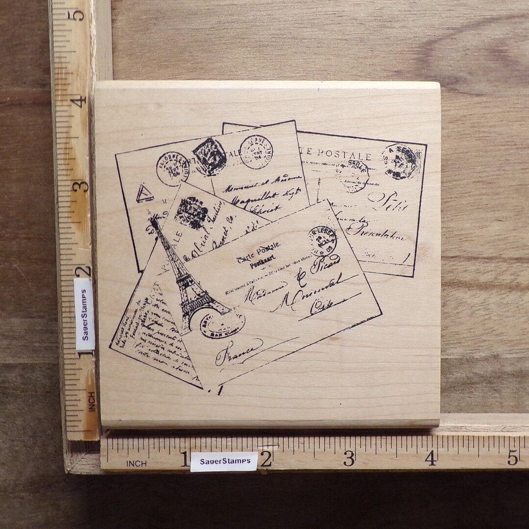 Rubber Stamp - Travel Postcards by Stampers Anonymous - Card Making ...