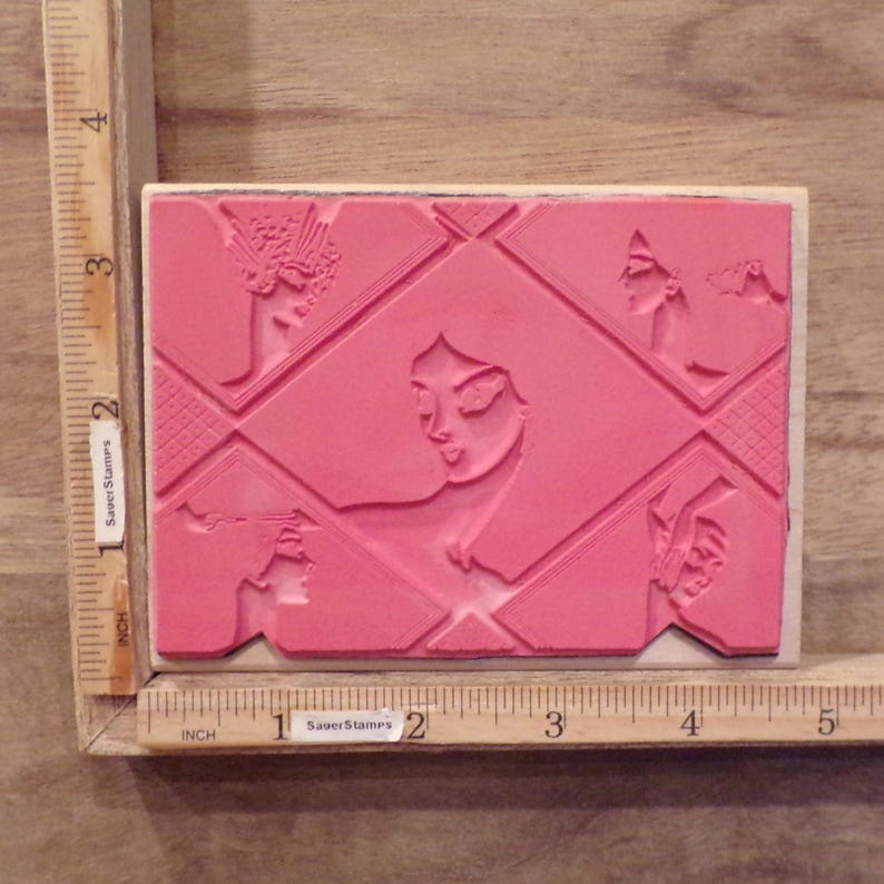 Rubber Stamp - Your Choice - Vintage Fashionable Women - Ladies for ...