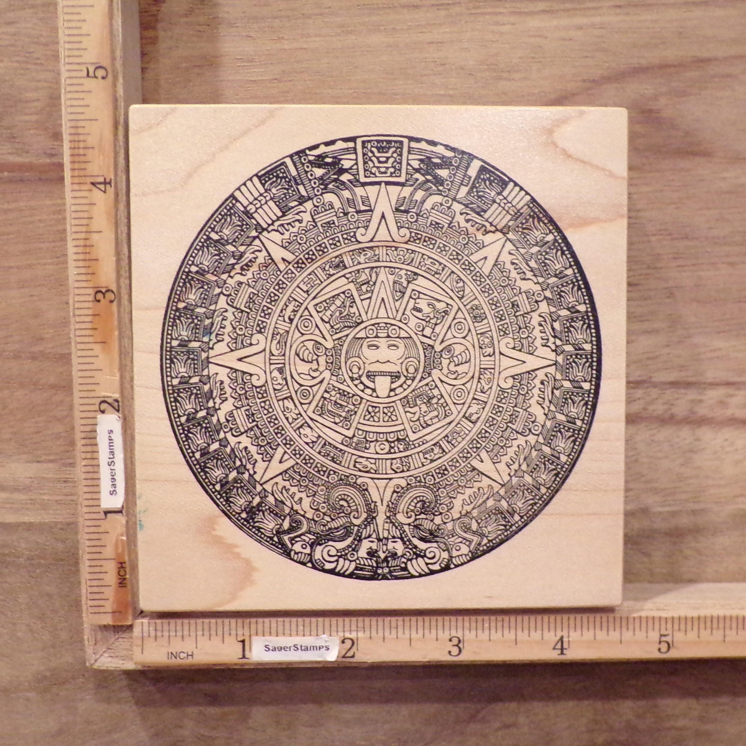 Rubber Stamp - Your Choice - Aztec Mayan and Ancient Images by Toybox ...