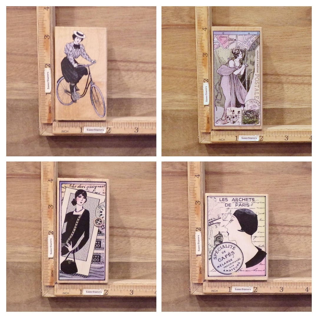 Rubber Stamp - Your Choice - Vintage Women / Fashion Images by Hero ...