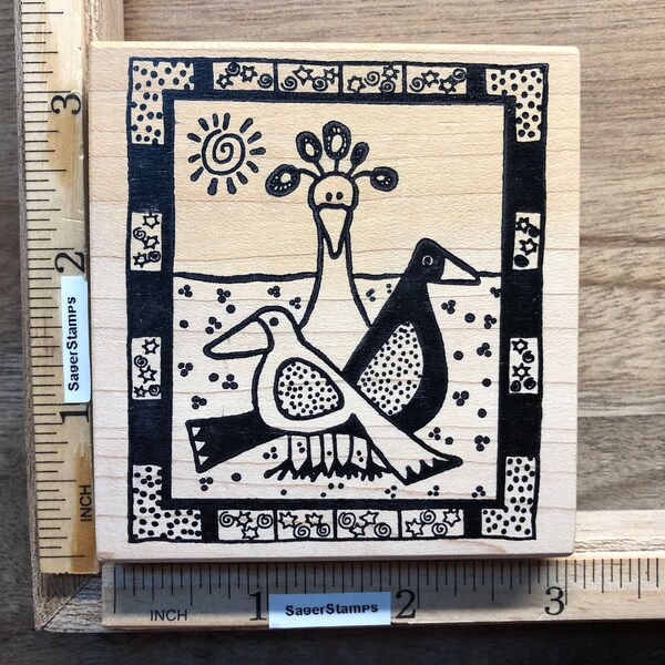 Cute Bird Stamp - Etsy