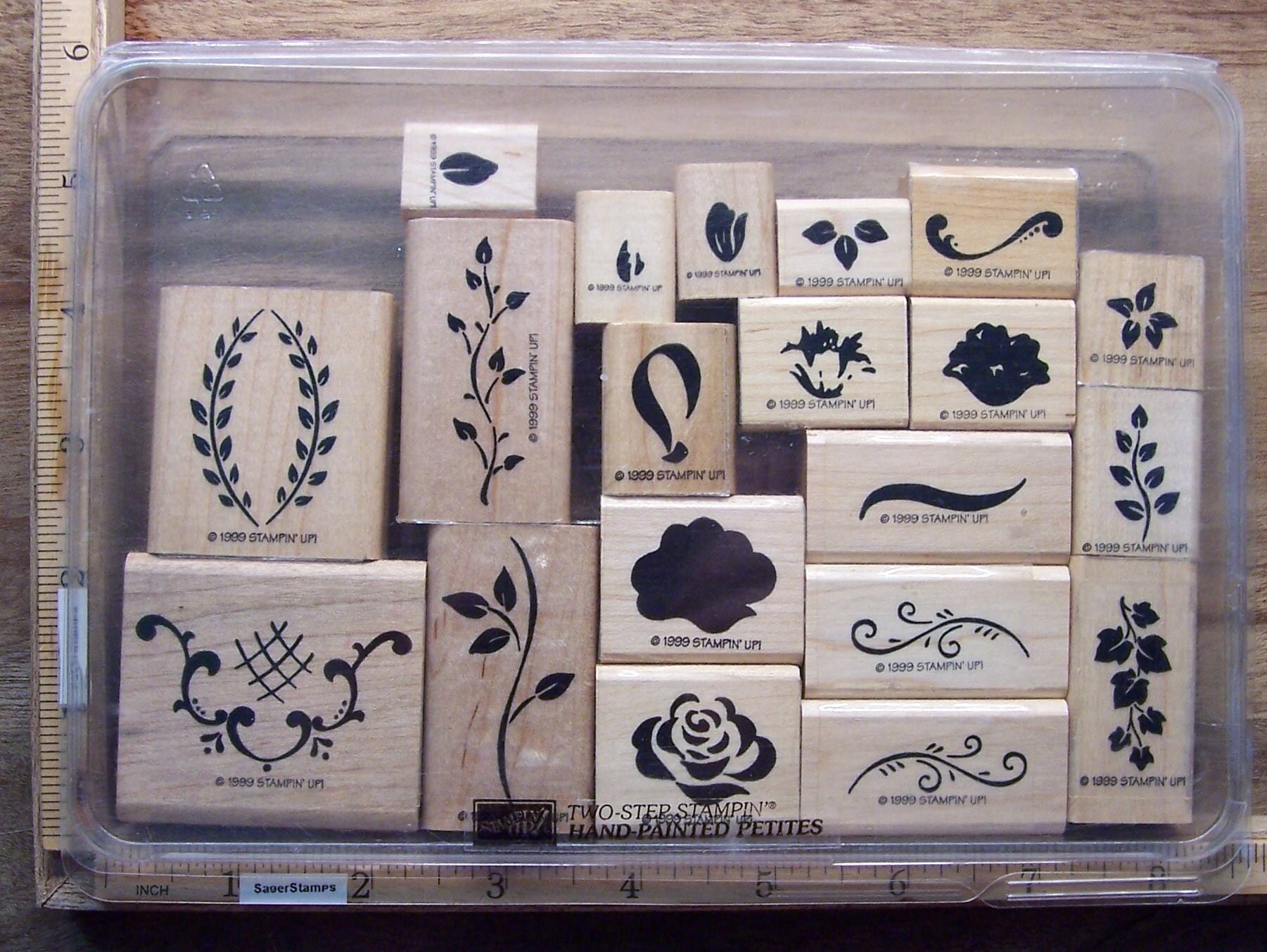 Rubber Stamp Set - Stampin' up - Two Step Stamping "hand Painted ...