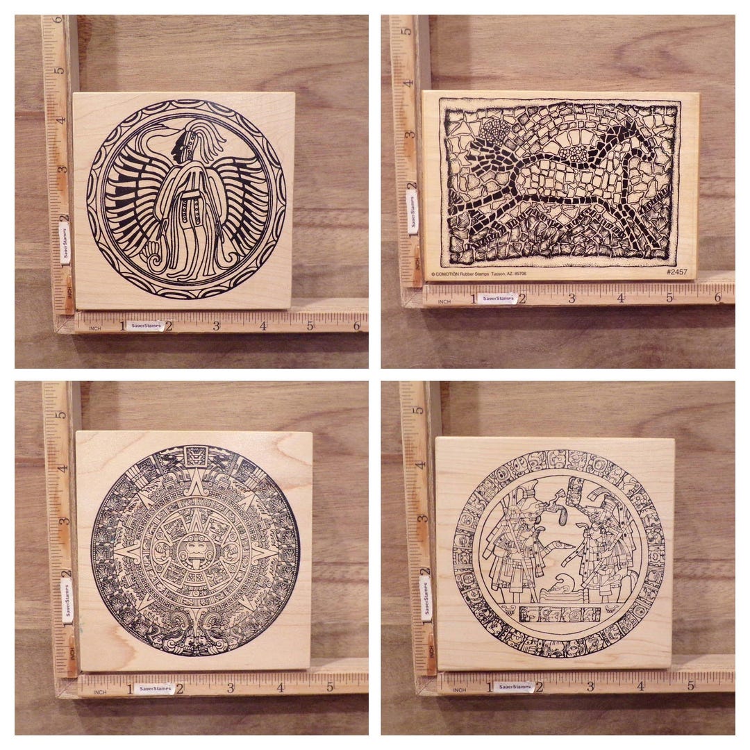 Rubber Stamp - Your Choice - Aztec Mayan and Ancient Images by Toybox ...