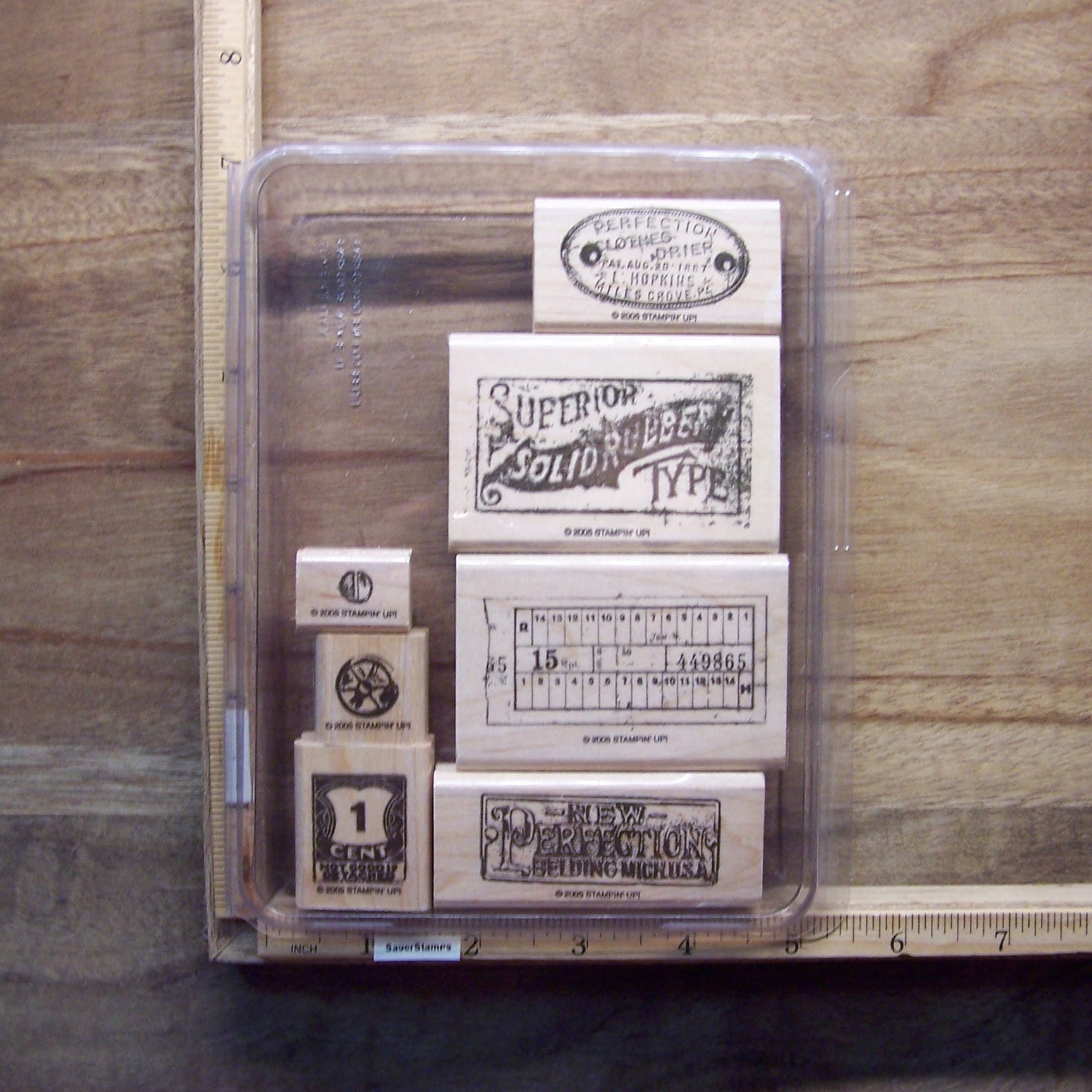 Rubber Stamp Set Stampin' up aged to - Etsy