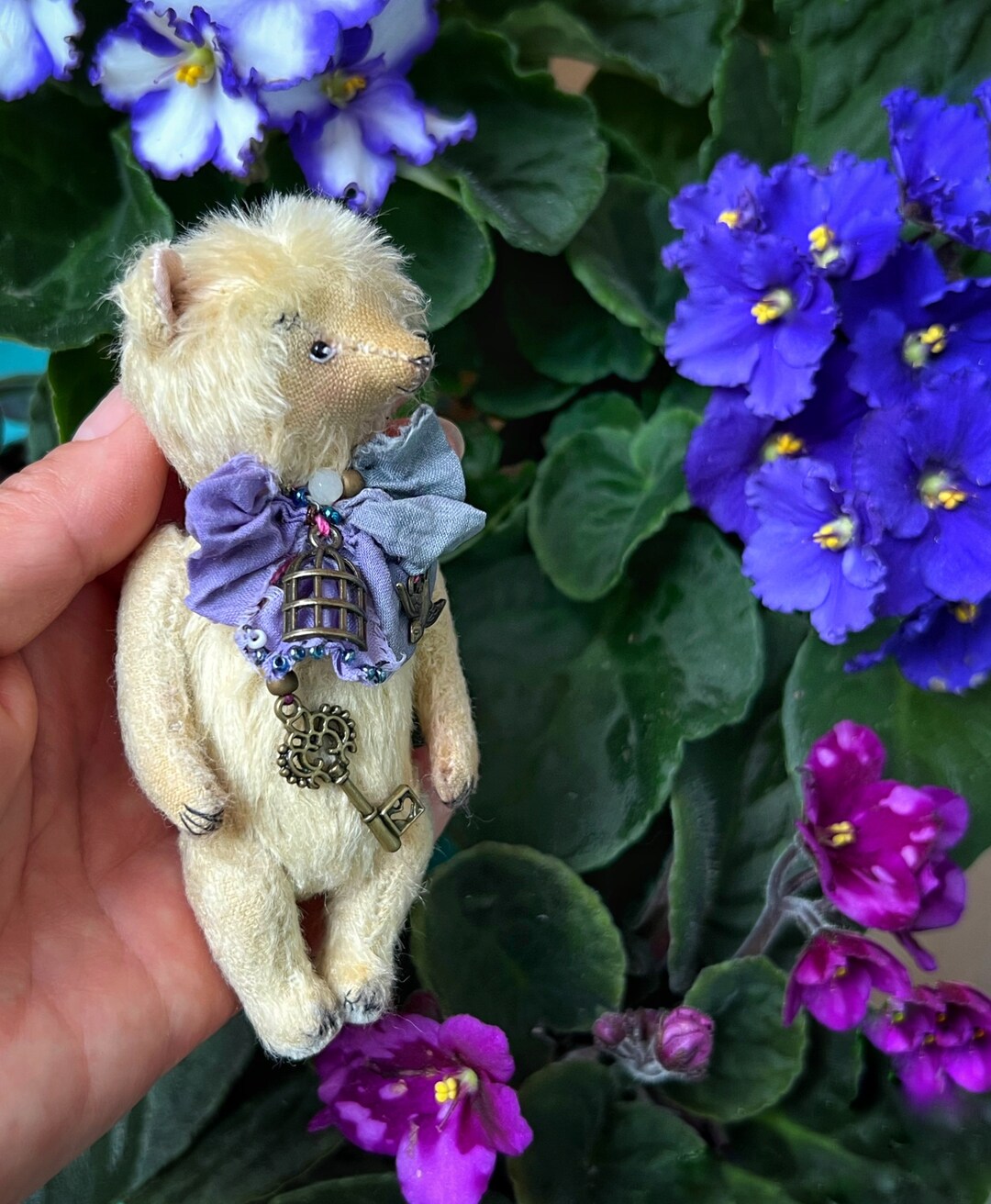 Mini Teddy Bear-artist Teddy Bear-collectible Teddy-tiny Teddies - Etsy