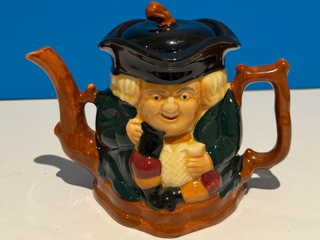 Vintage Staffordshire Toby Hand Decorated Teapot Made by Shorter and ...