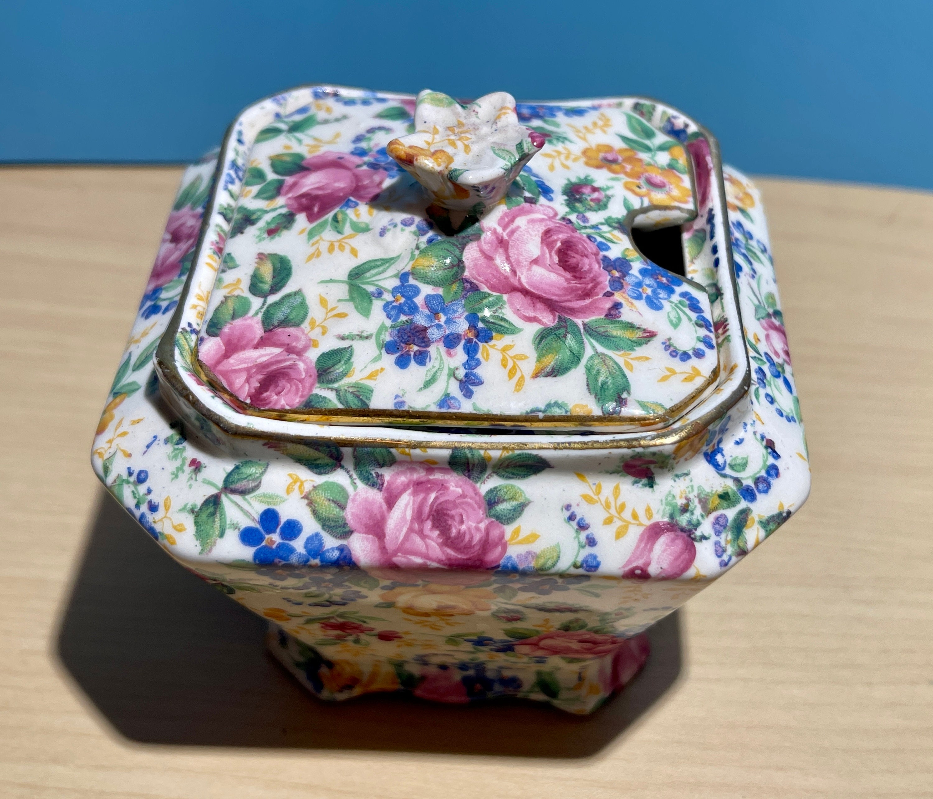 Vintage James Kent Fenton Rosalynde Chintz Teapot and Sugar | Etsy