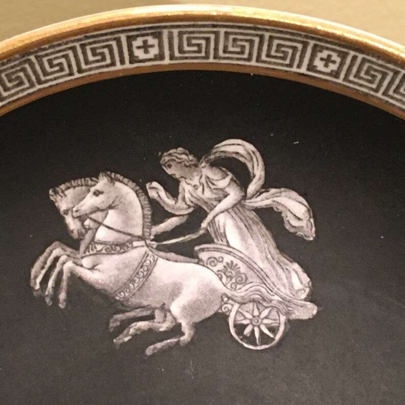 Antique Pratt Fenton old Greek Small Plate/saucer - Etsy