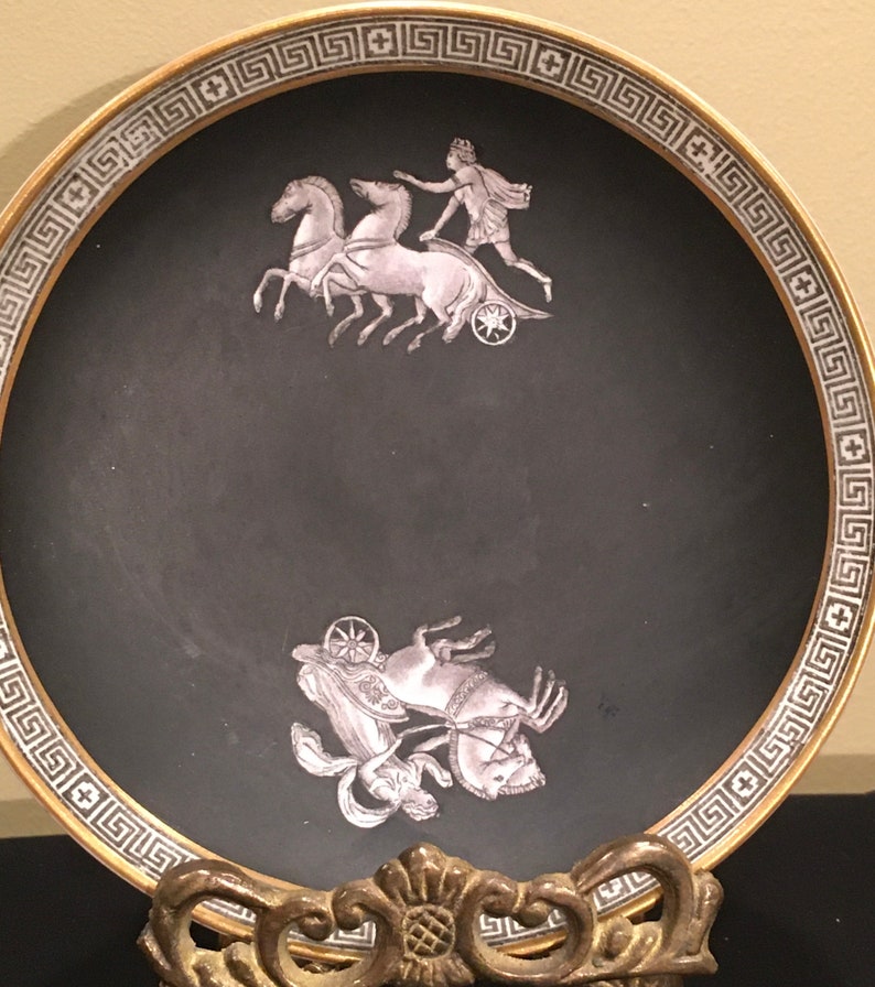 Antique Pratt Fenton old Greek Small Plate/saucer - Etsy