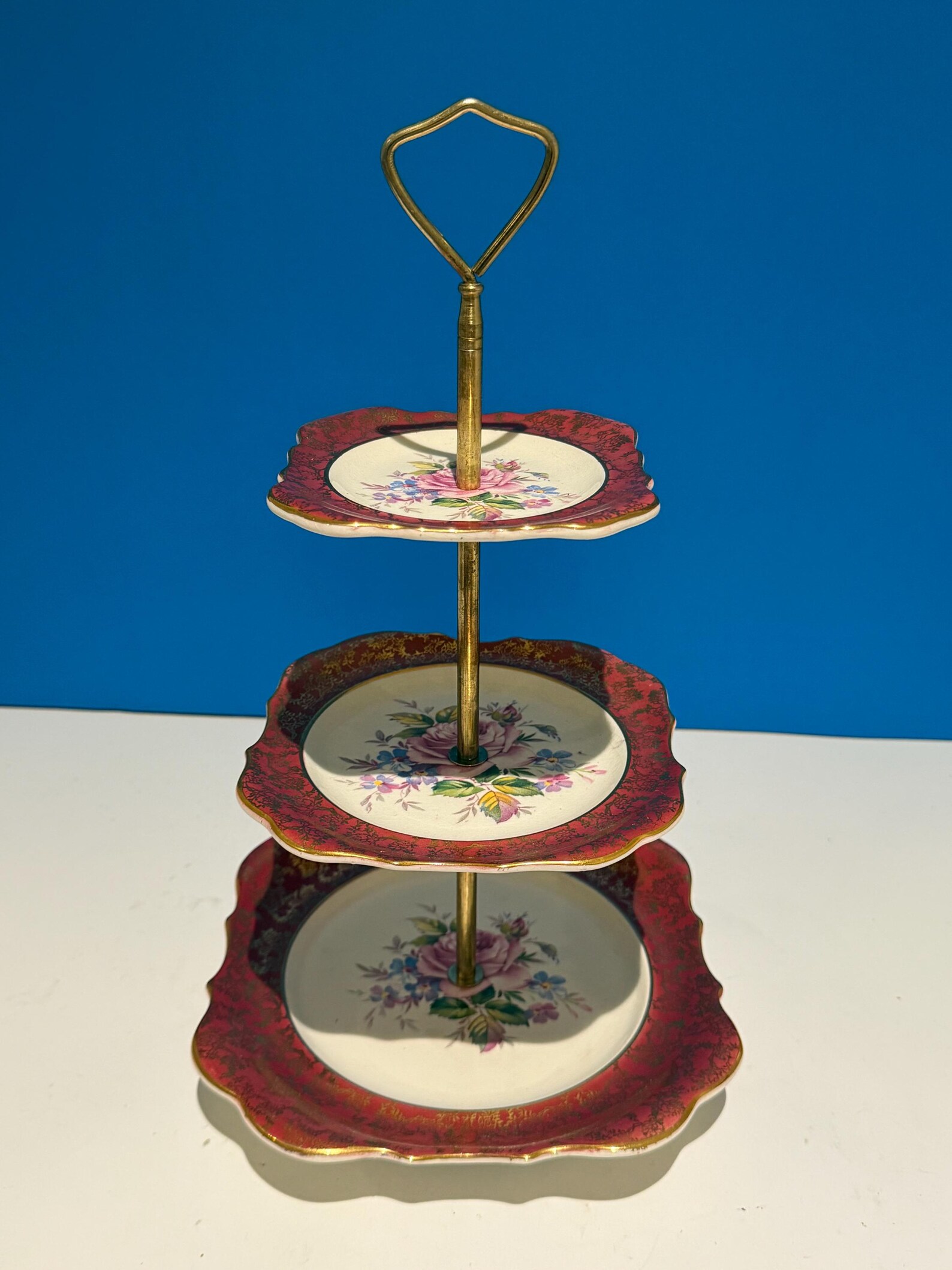RARE! Lancaster & Sandland Ware Hanley Staffordshire 3 Tiers Stand ...