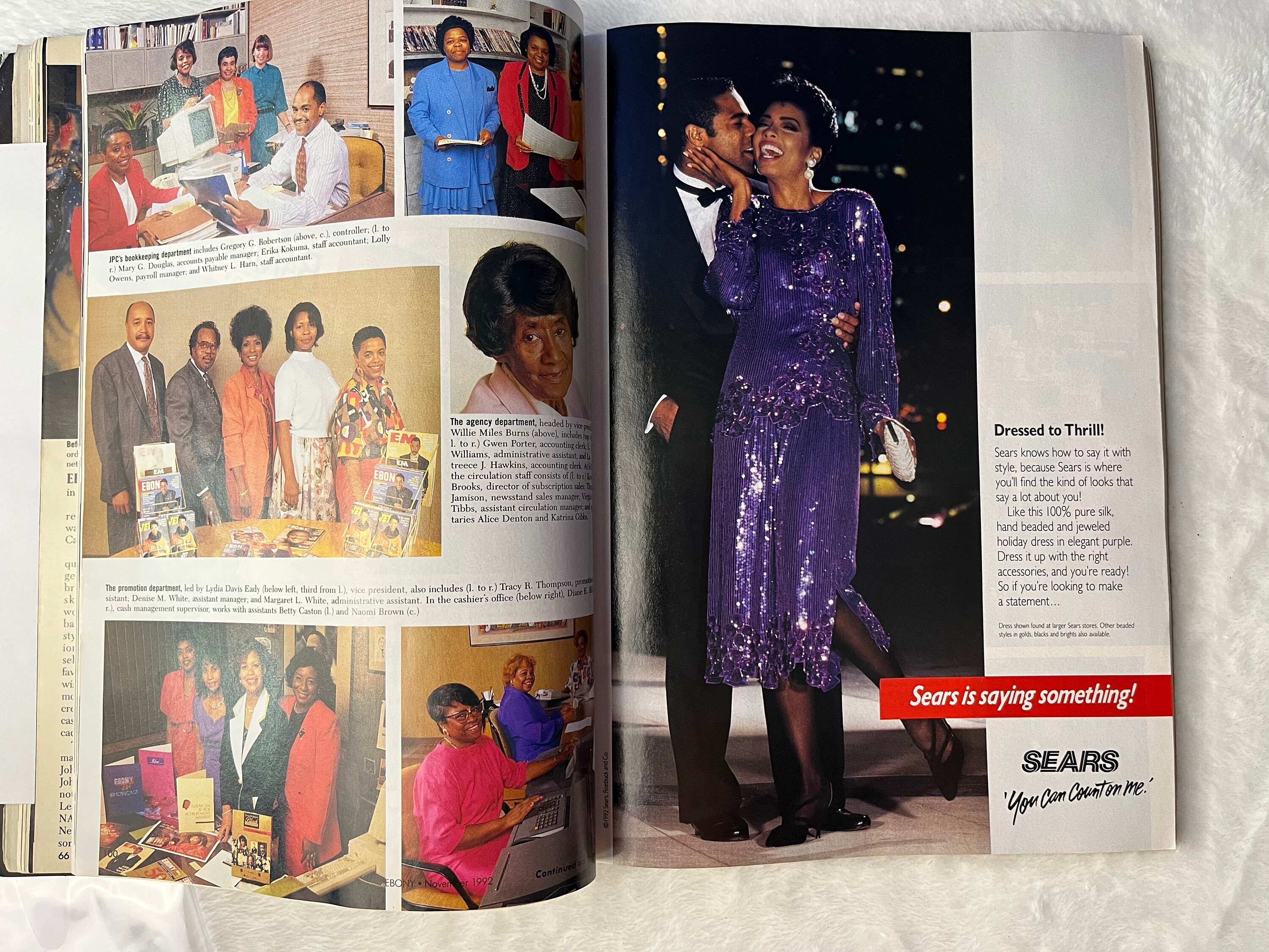 Ebony Magazine Vintage Nov. 1992 50 Years of JPC Special Issue - Etsy