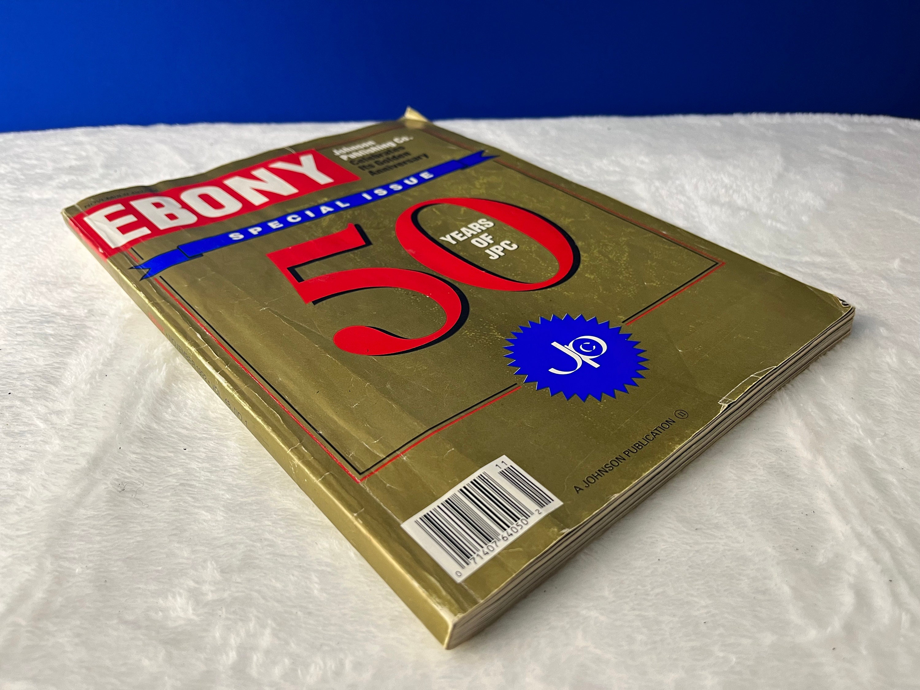 Ebony Magazine Vintage Nov. 1992 50 Years of JPC Special Issue - Etsy