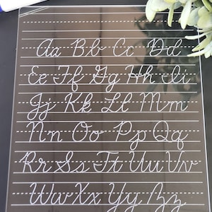 Tracing Board, Cursive Alphabet, Homeschooling, Dry Erase, Writing ...