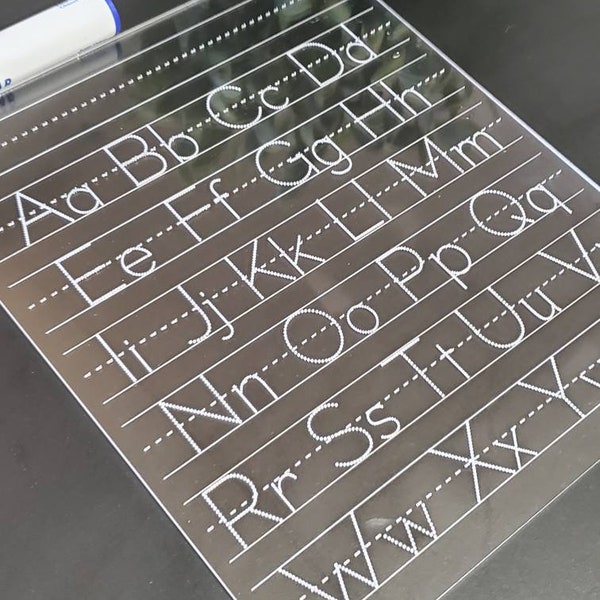 Alphabet Tracing - Etsy
