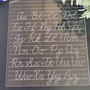 Tracing Board, Cursive Alphabet, Homeschooling, Dry Erase, Writing ...