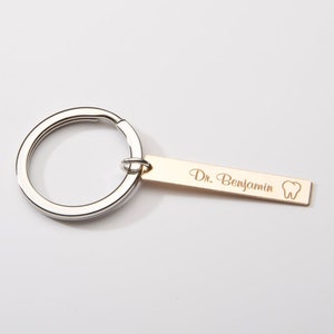 Custom Dentist Keychains-personalized Keyring-dental Assistant - Etsy