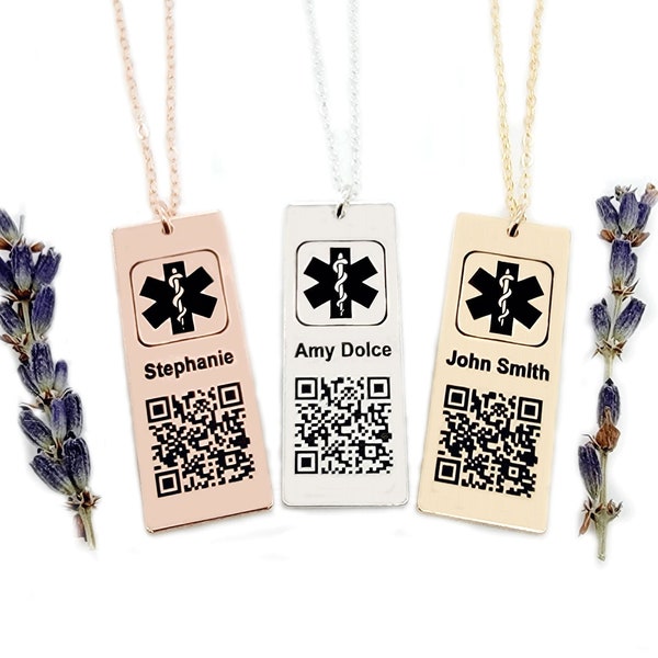 Medical Id Qr Code - Etsy