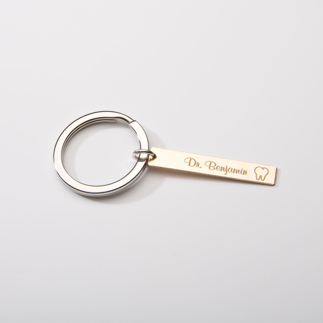 Custom Dentist Keychains-personalized Keyring-dental Assistant - Etsy