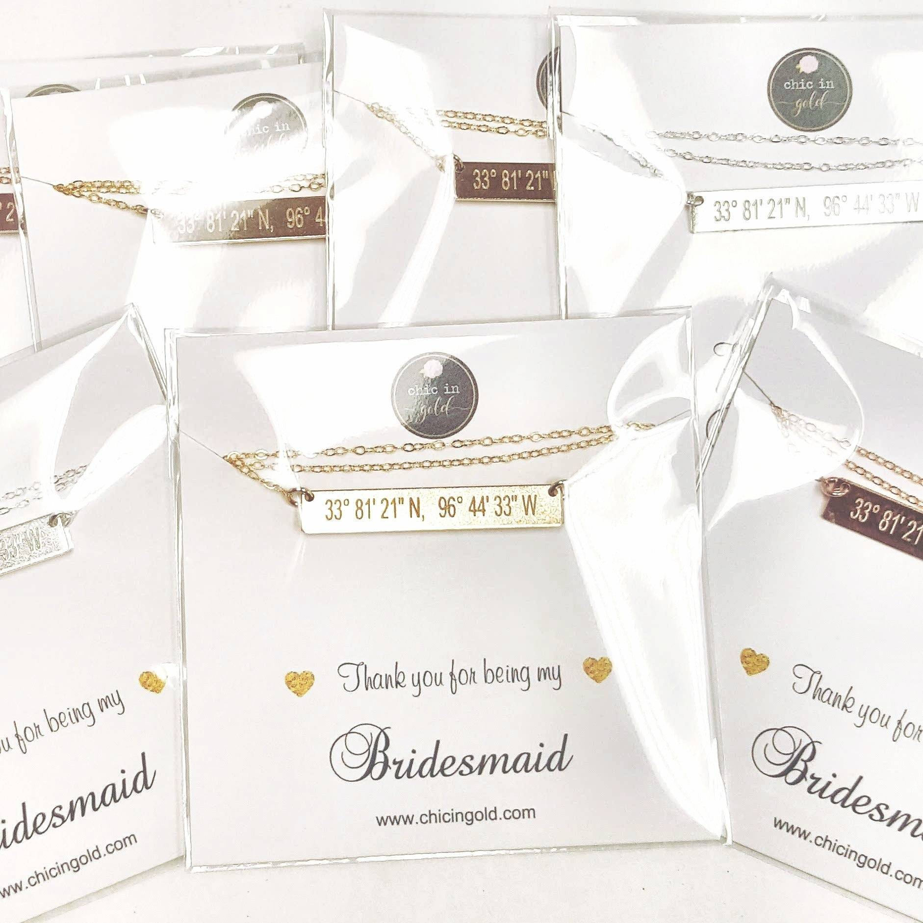 Reversible Custom Gold Bar Necklace-personalized Both - Etsy