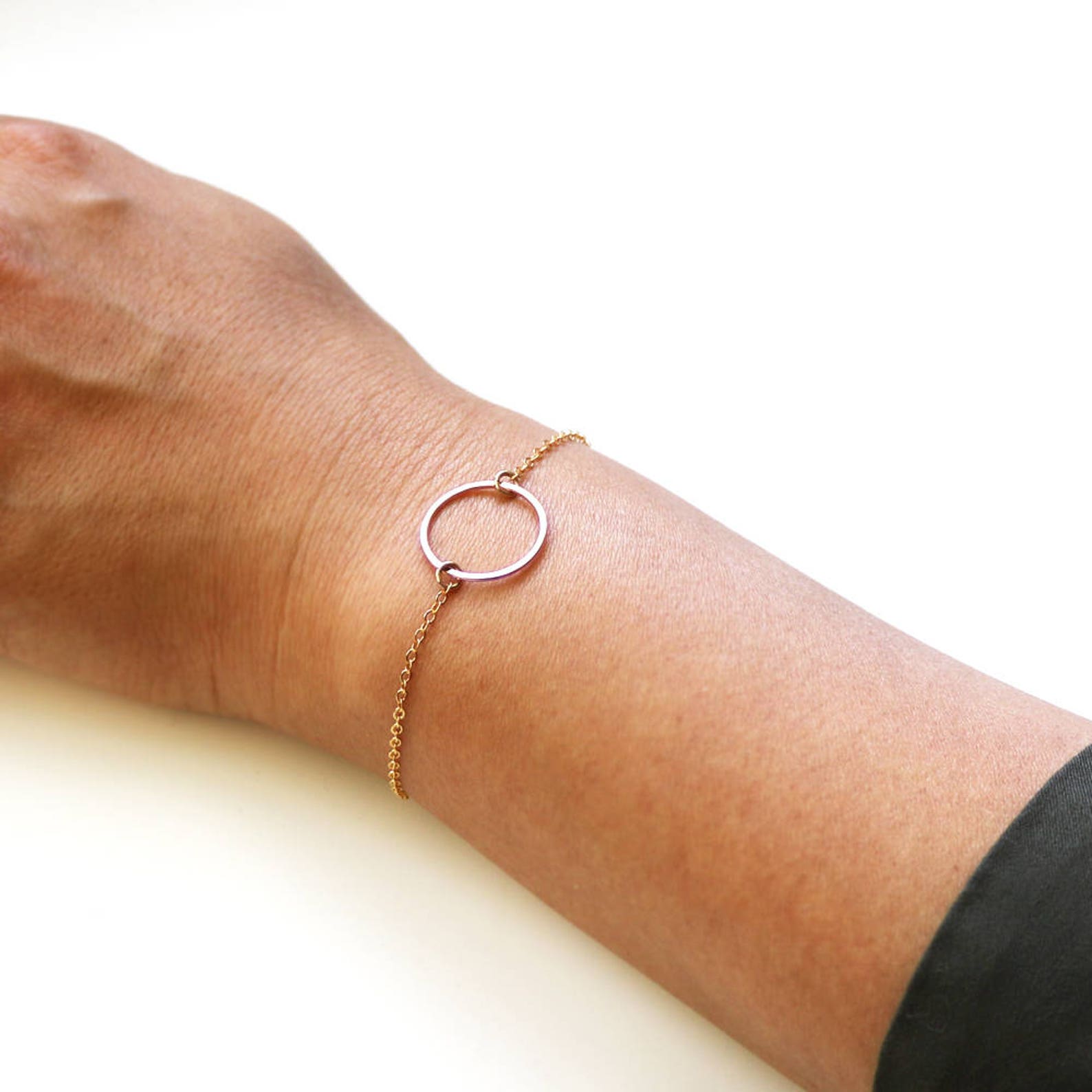 Open Circle Bracelet-karma-best Friend-friendship-bridesmaids-wedding ...