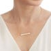 Reversible Custom Gold Bar Necklace-personalized - Etsy