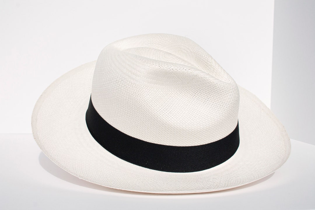 Genuine Panama Hat Natural Color Handmade Classic Fine Classy Elegant ...