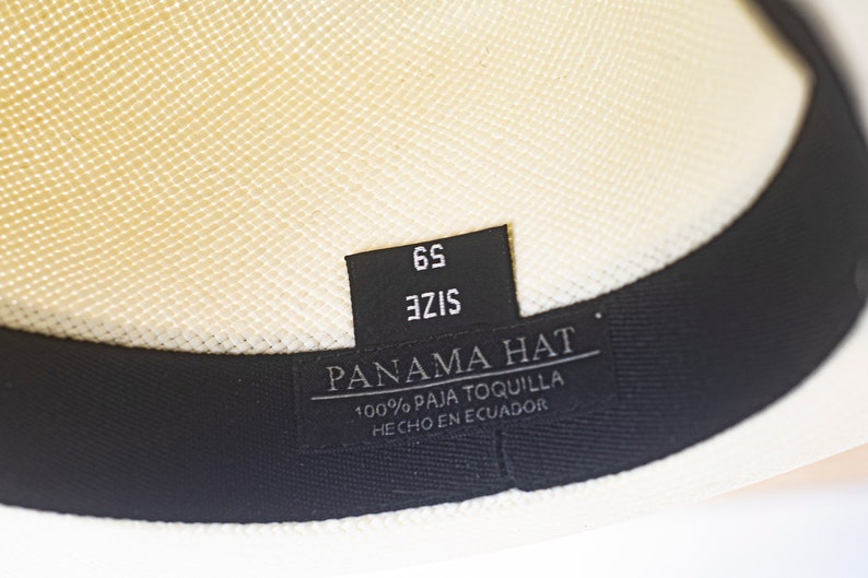 Genuine Panama Hat Natural Color Handmade Classic Fine Classy Elegant ...
