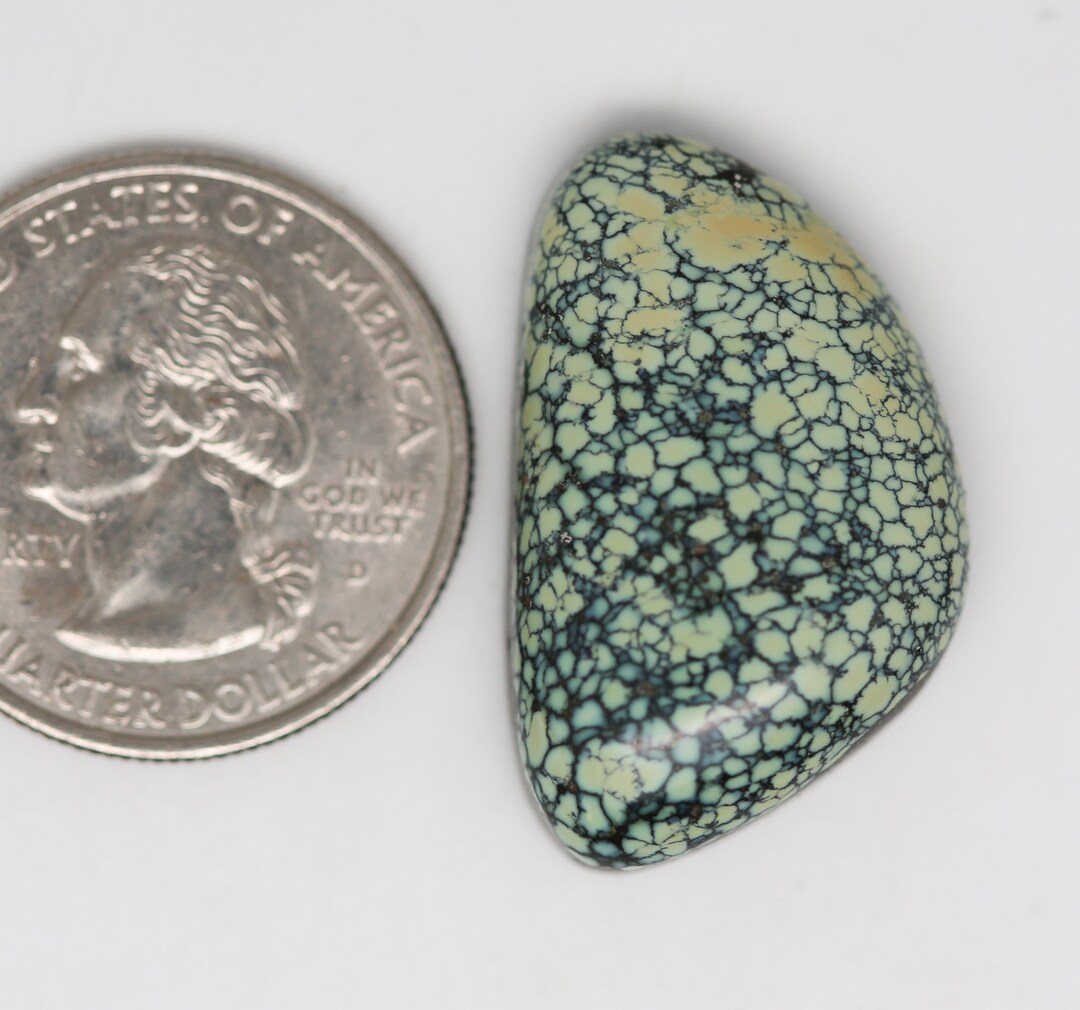 Natural New Lander Turquoise Cabochon. Natural Turquoise Cab. Rare ...