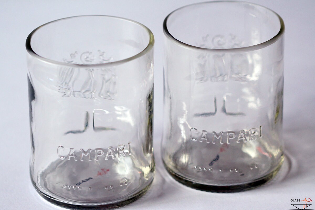 The original Campari glasses. Eco friendly cocktail glass for | Etsy