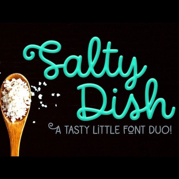 Sweet and Salty Font - Etsy