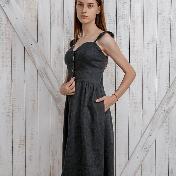 Linen Sundress - Etsy