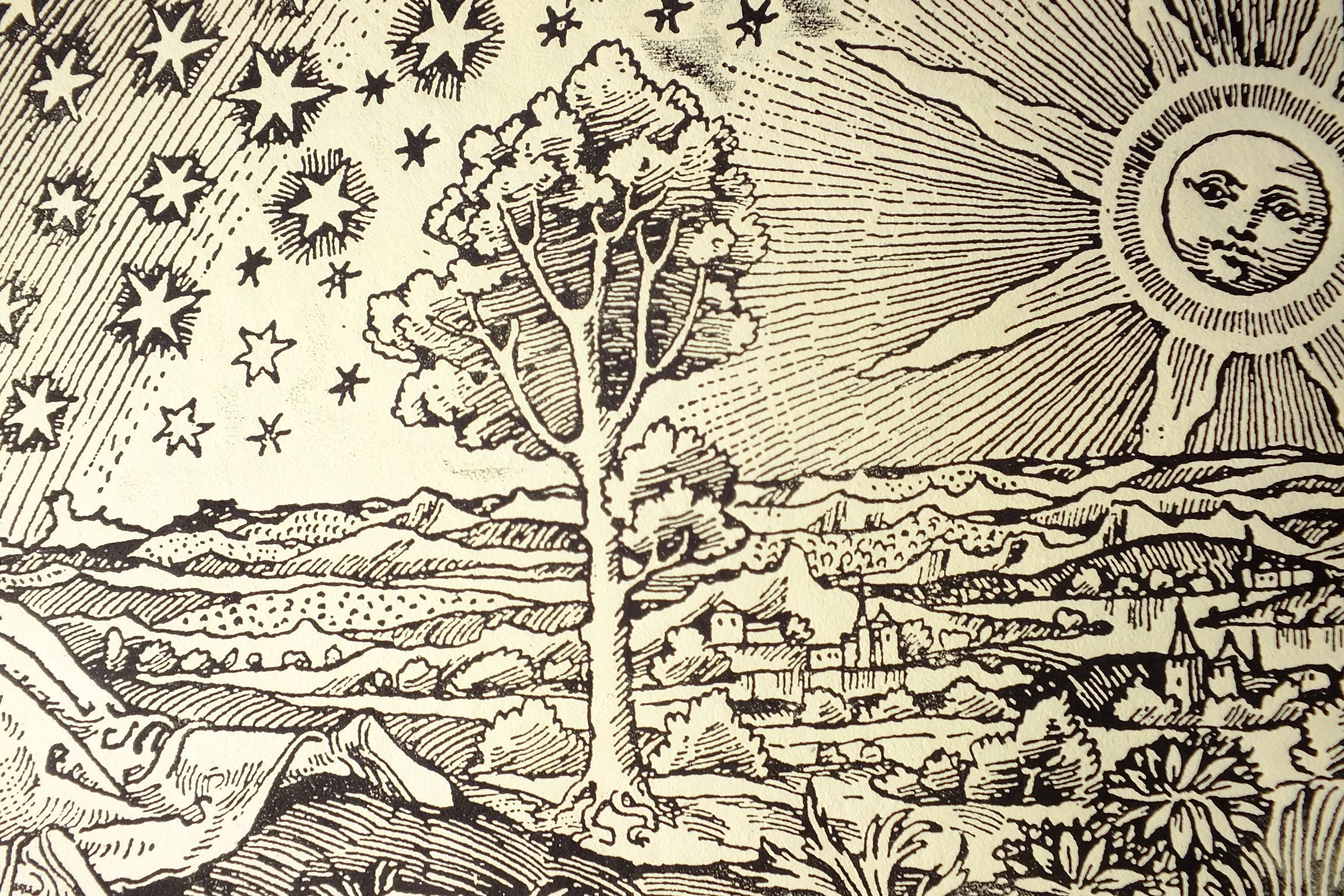 Medieval Woodcut Letterpress Poster mystic Pilgrim France 1888 | Etsy