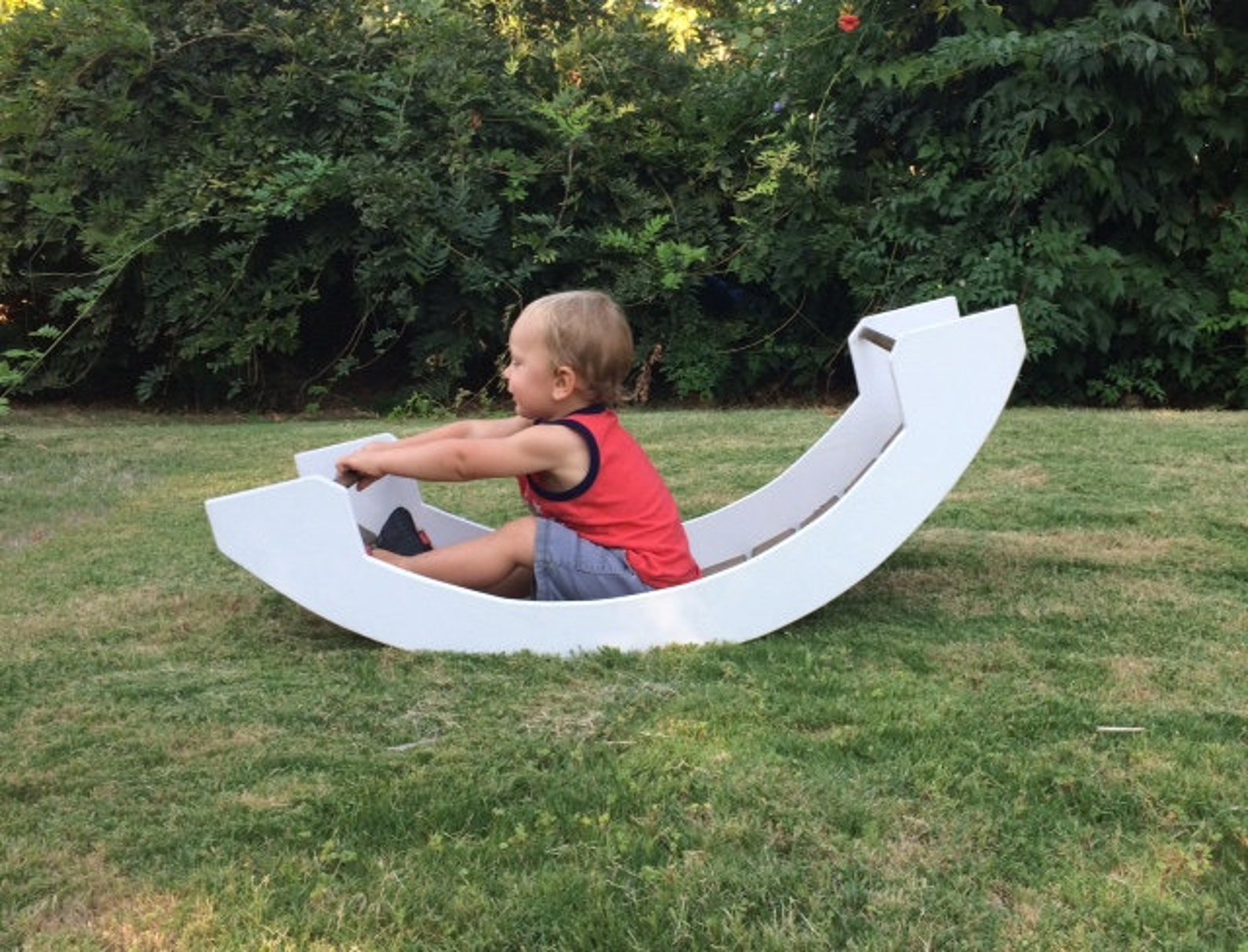 Wooden Children's Rocker/bridge Toy - Etsy