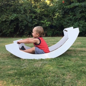 Wooden Children's Rocker/bridge Toy - Etsy