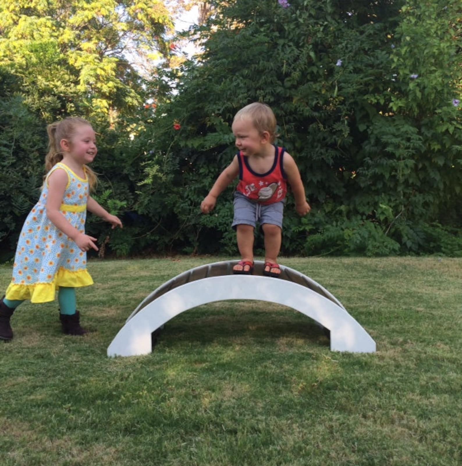 Fun bridge installation - juluplaza