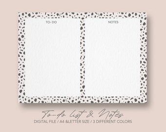 Simple Printable To-do List Planner - Etsy