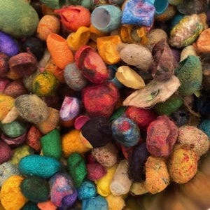 Silk Cut Cocoons- Hand Dyed - Etsy