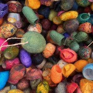Silk Cut Cocoons- Hand Dyed - Etsy