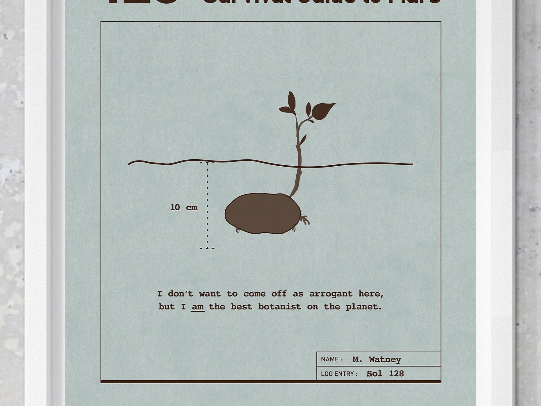 The Martian (2015) | Minimalist Posters (#1 of 5 Set) Instant Digital ...