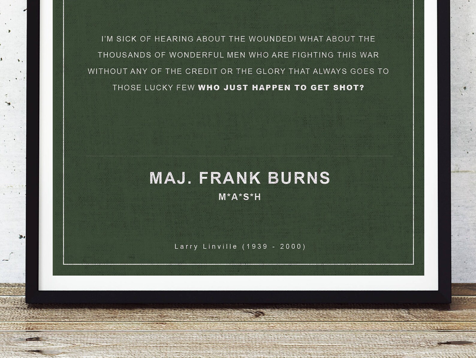 M*A*S*H (1972-1983) | Minimalist Poster Instant Digital Download ...