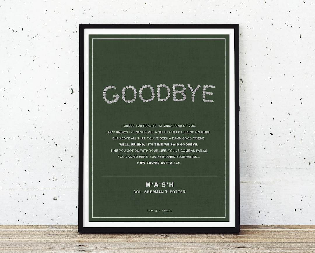 M*A*S*H (1972-1983) | Minimalist Poster Instant Digital Download ...