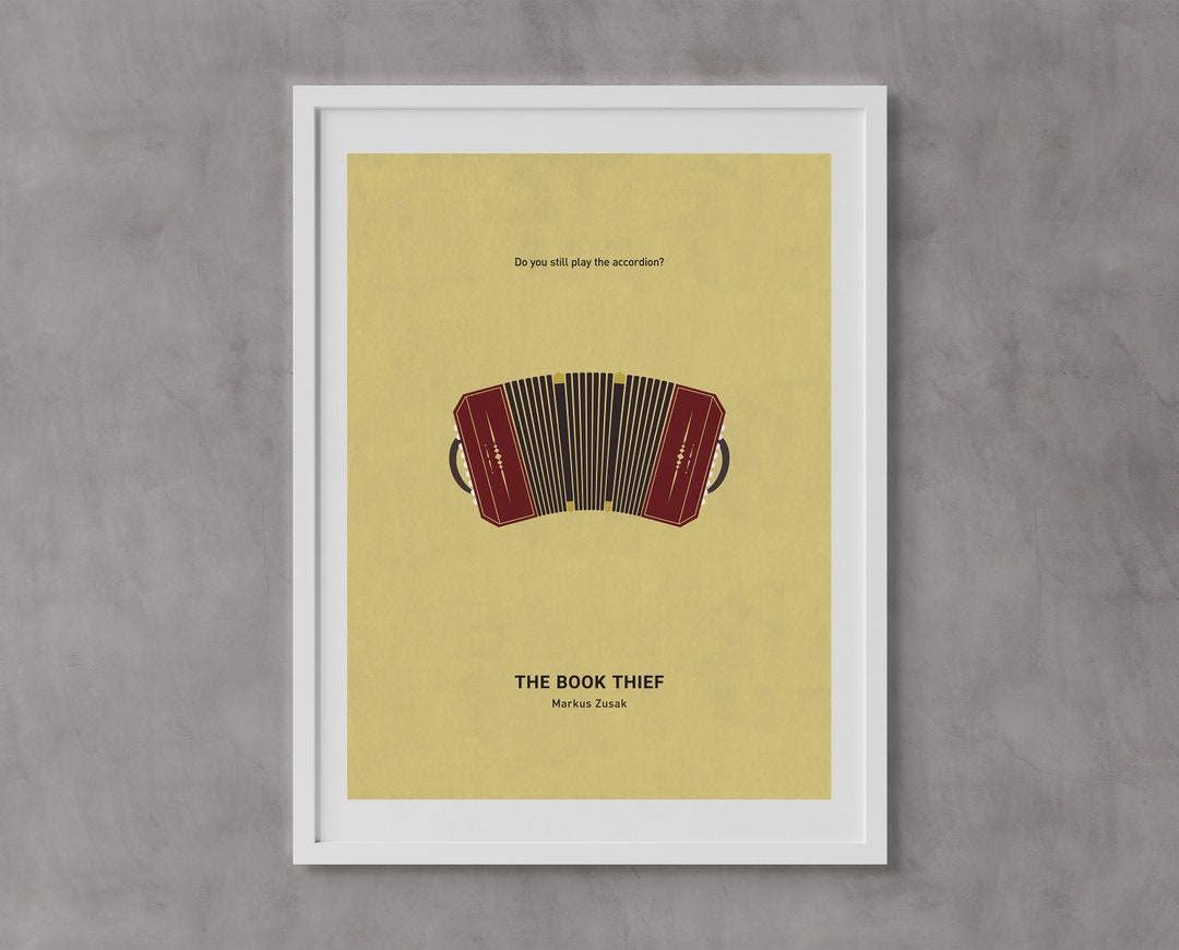The Book Thief (2005) | Minimalist Poster Instant Digital Download ...