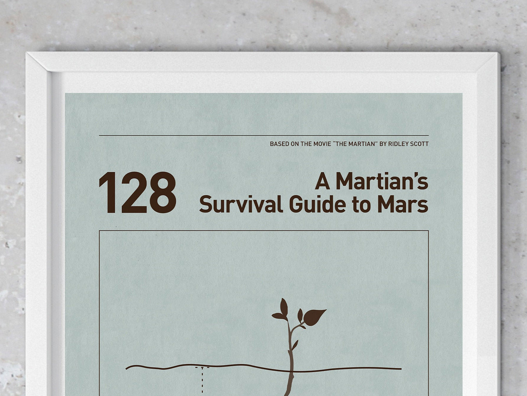The Martian (2015) | Minimalist Posters (#1 of 5 Set) Instant Digital ...