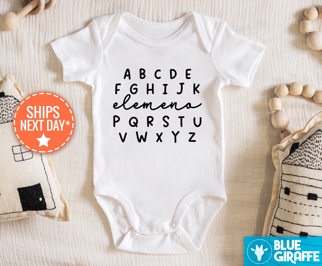 Alphabet Song Onesie® Cute Abc's Bodysuit Alphabet Baby - Etsy