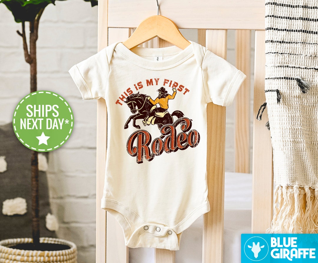 This is My First Rodeo Onesie®, Horse Rodeo Baby Bodysuit, Cute Rodeo ...