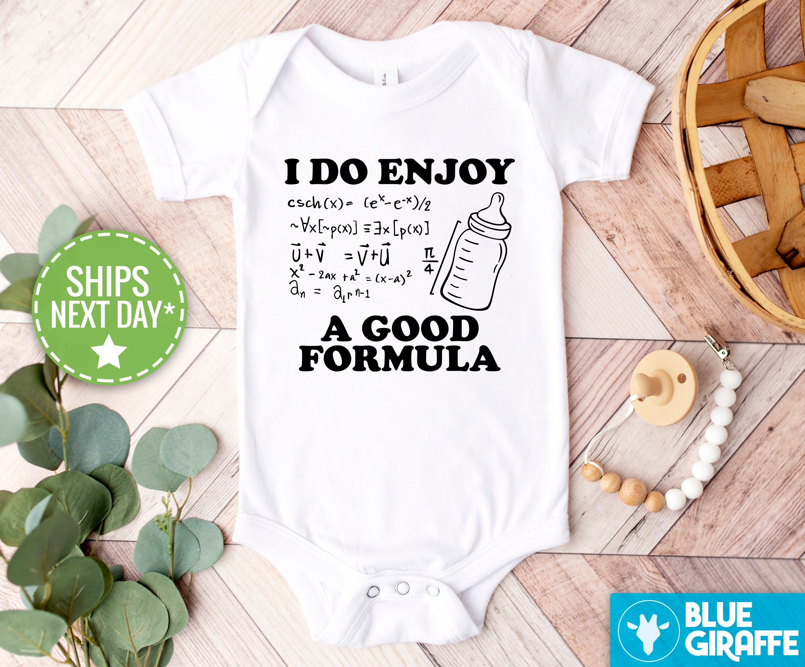 I Do Enjoy A Good Formula Onesie® Funny Math Baby Onesie® - Etsy