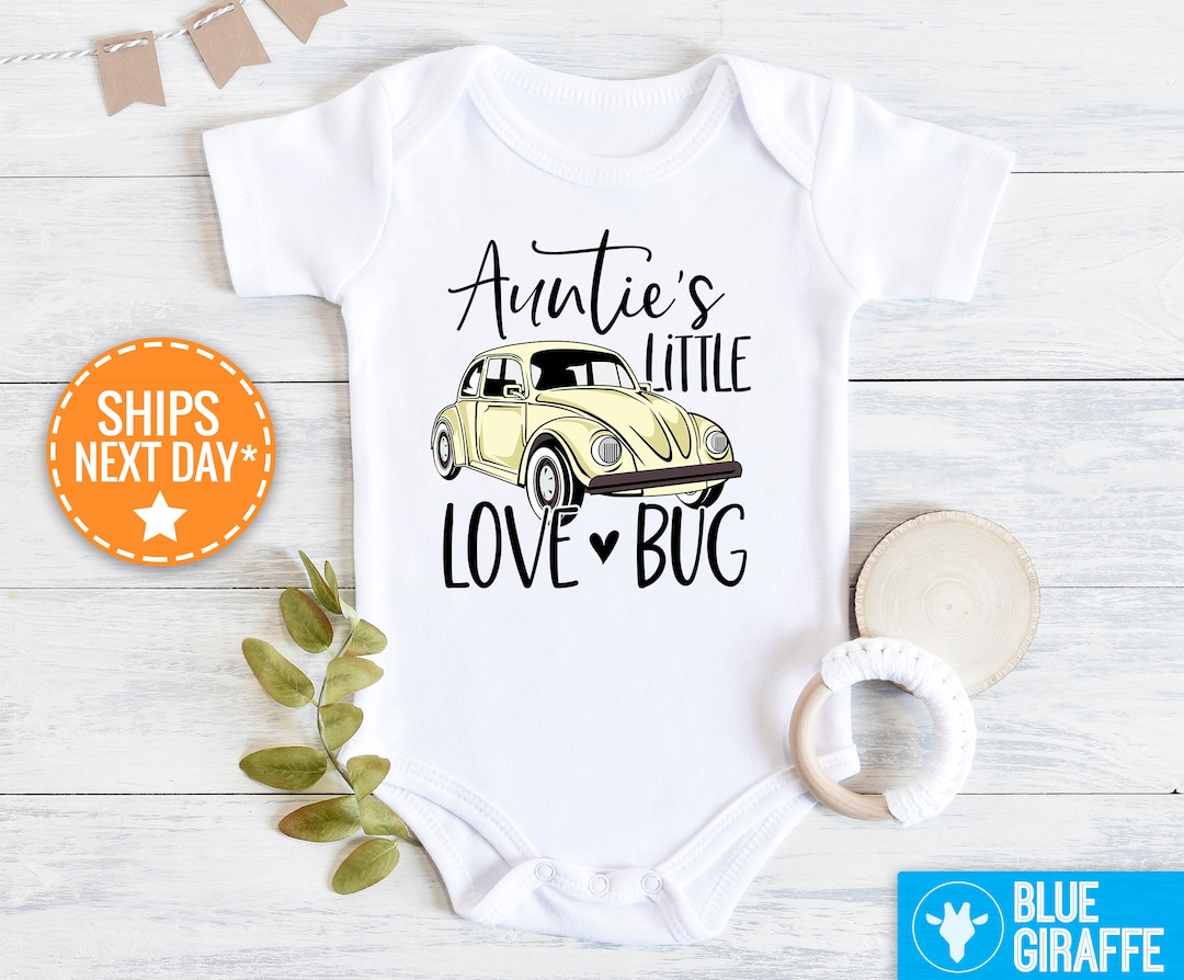 Aunties Little Love Bug Onesie®, Auntie Baby Clothes, Cute as A Bug ...