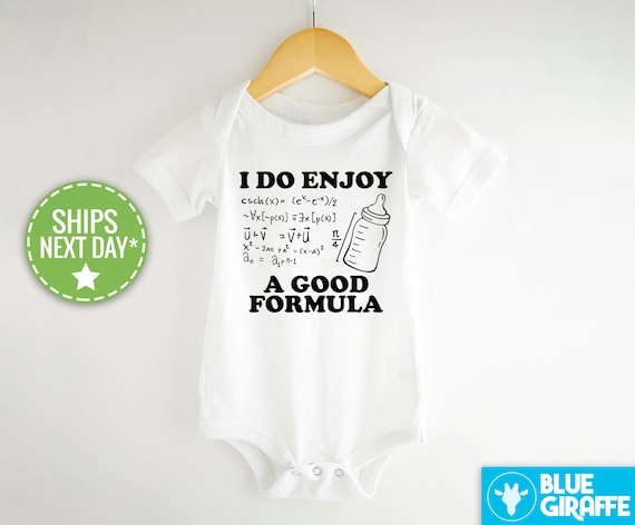 I Do Enjoy A Good Formula Onesie® Funny Math Baby Onesie® - Etsy