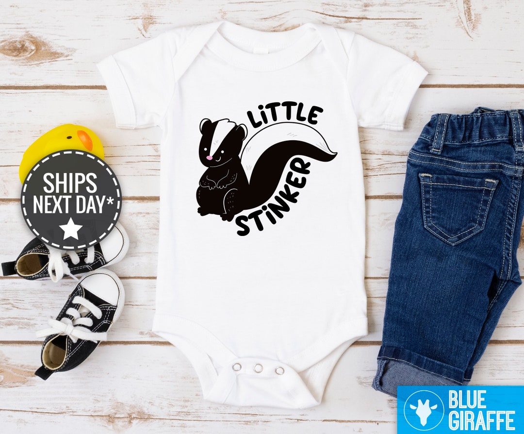 Cute "little Stinker" Baby Onesie®, Skunk Bodysuit, Baby Onesie® Boho ...